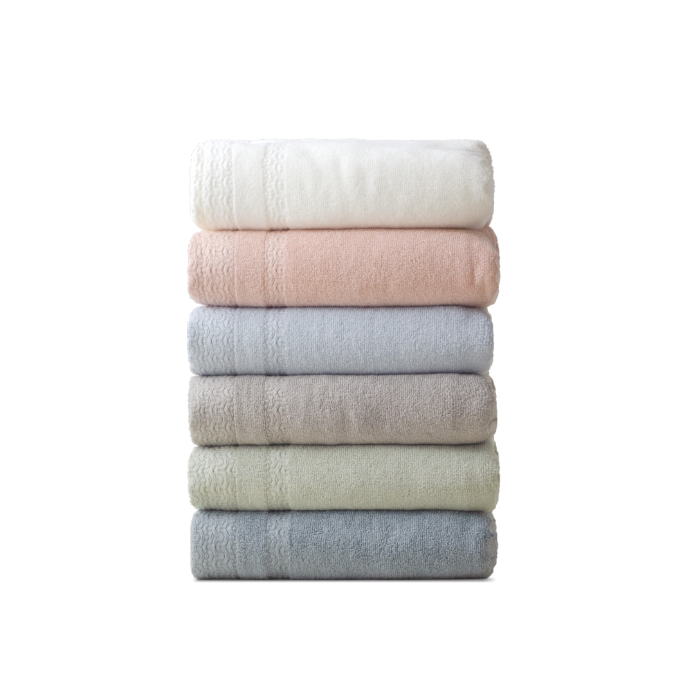 Frolina Bamboo Plush Collection ผ้าเช็ดตัว ผ้าฝ้ายผสมใยไผ่ ขนาด 30x58 ...